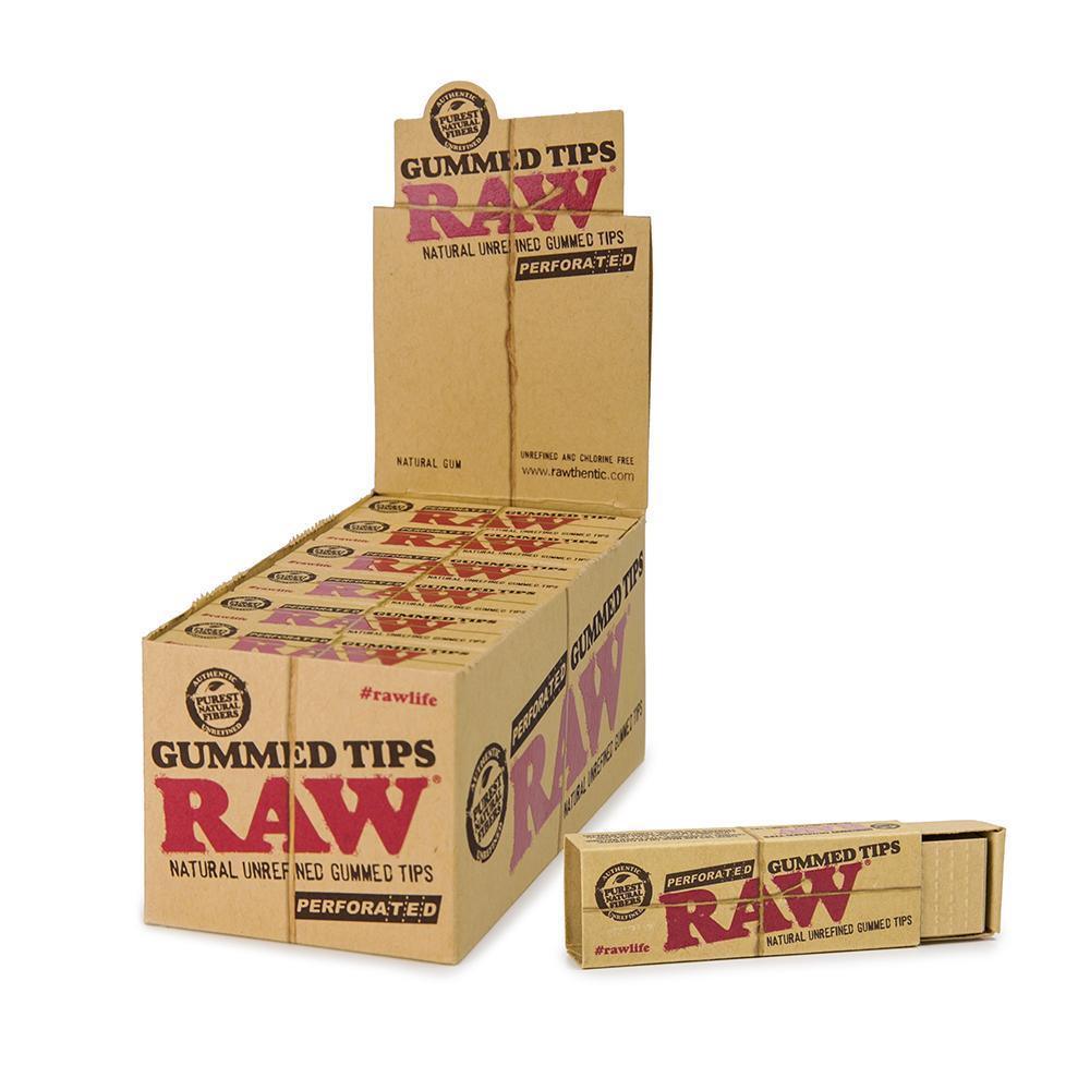Raw Gummed Tips | Perforated | 24 Per Box – Sonics Imports