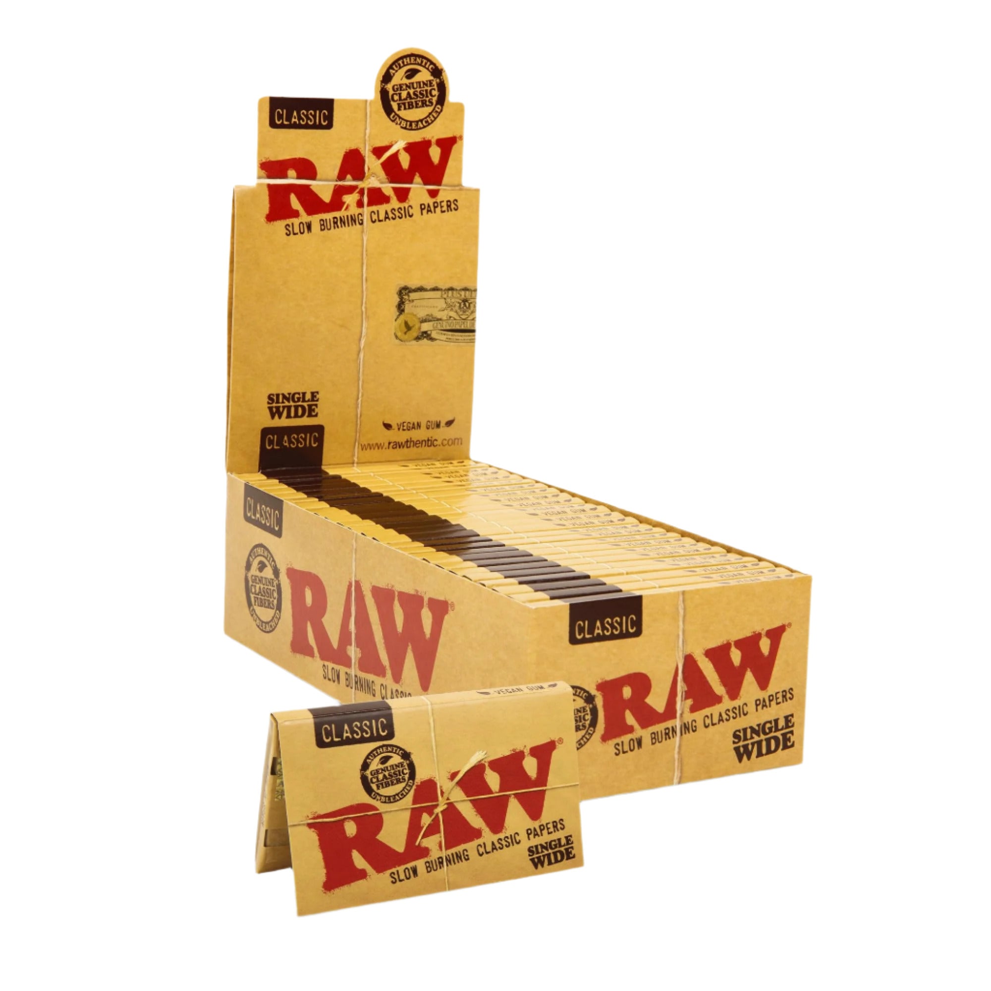 Raw Classic | Single Wide | 25 Per Box – Sonics Imports