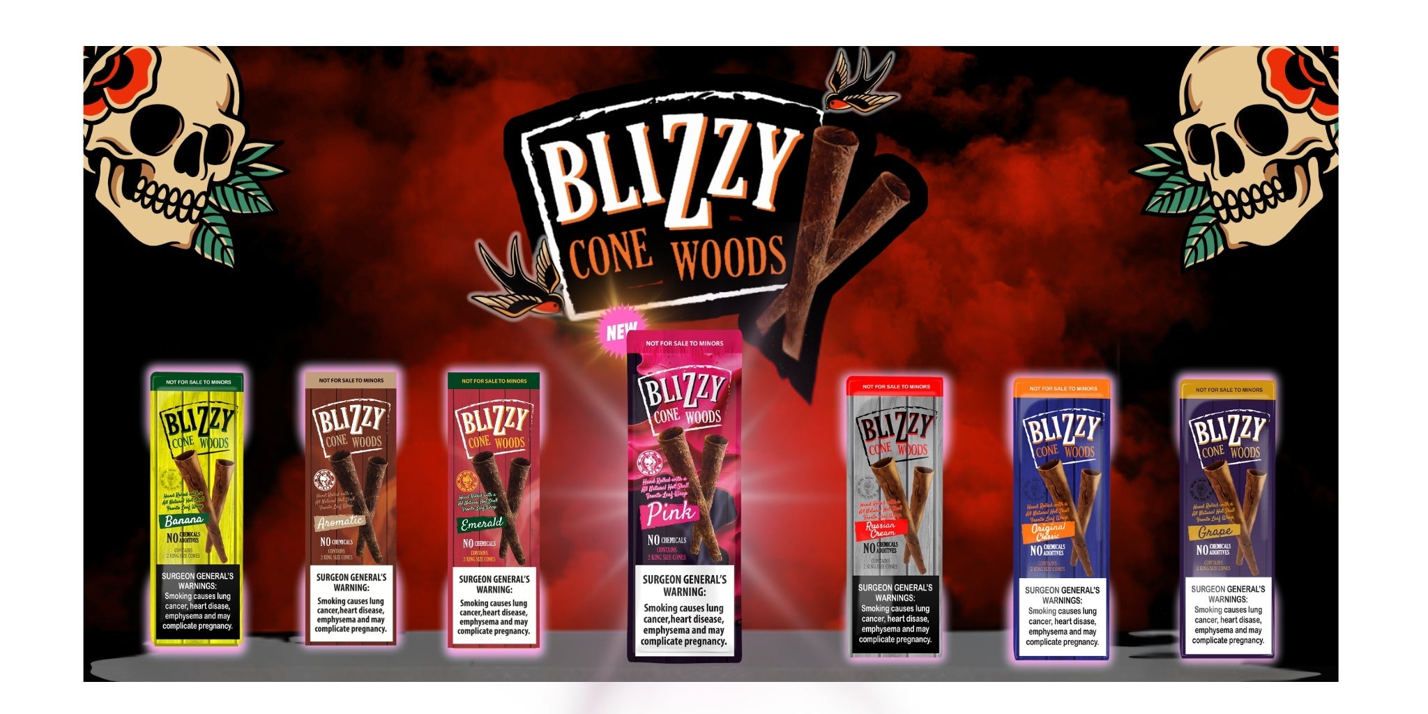 Blizzy Conewoods – All-Natural, Hand-Rolled King Size Pre-Roll Cones ...