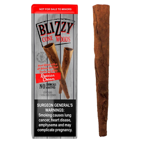 Blizzy Cones Woods | 10 Pouches & 2 Handmade Pre-Rolls | Russian Cream ...